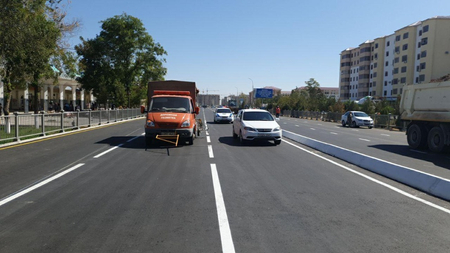 Дорожная разметка краской и термопластиком  Razmetka