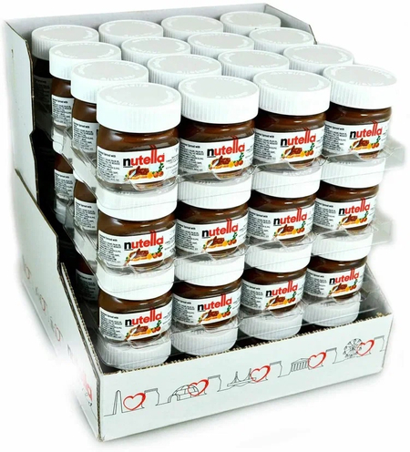 Ведро Nutella и маленька Nutella