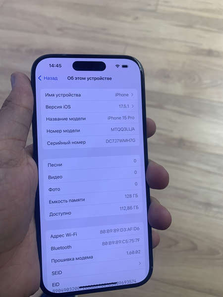 Iphone 15 pro 128gb 90%akum