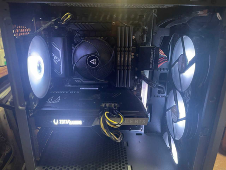 Продается ПК Core i3 12100 + RTX 3070