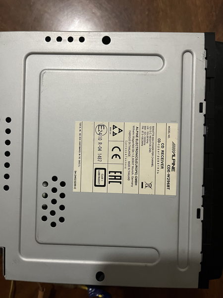 Alpine CDE-W296BT