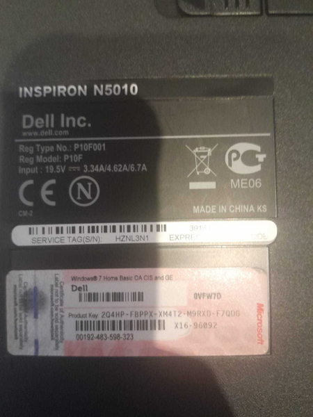 dell inspirion n5010 core i5