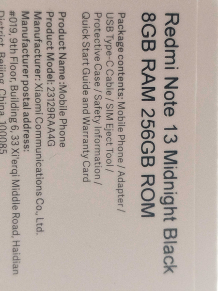 Продам свой Redmi note 13