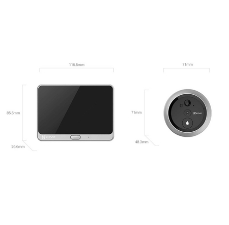 Дверной глазок Ezviz DP2C 2MP, Ezviz glazok