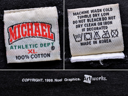 VINTAGE 1999 WCW® N.W.O.® New World Order «WHITE & BLACK ATTACK» — XL
