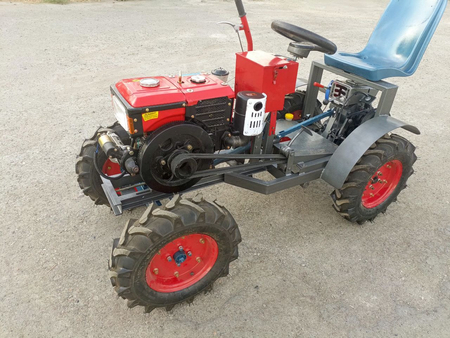 mini traktor zubr мини трактор зубр