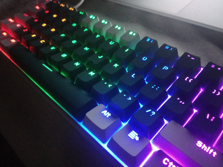 T60 Mechanial rgb backlight keyboard 64 key