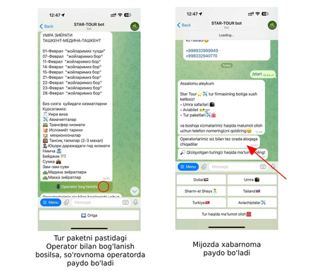 Telegram bot | Tur firmalar uchun