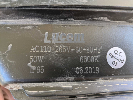 Прожектор 50 W  Lucem