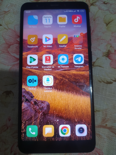 Redmi 5 narhi 550.000 manzil marğilon