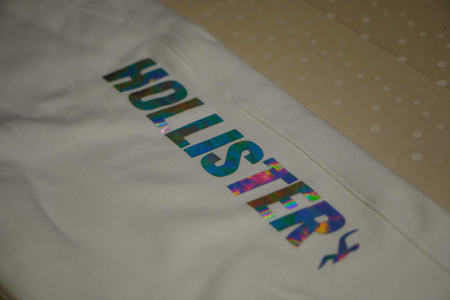 Спортивные штаны Hollister (белые, размер M)