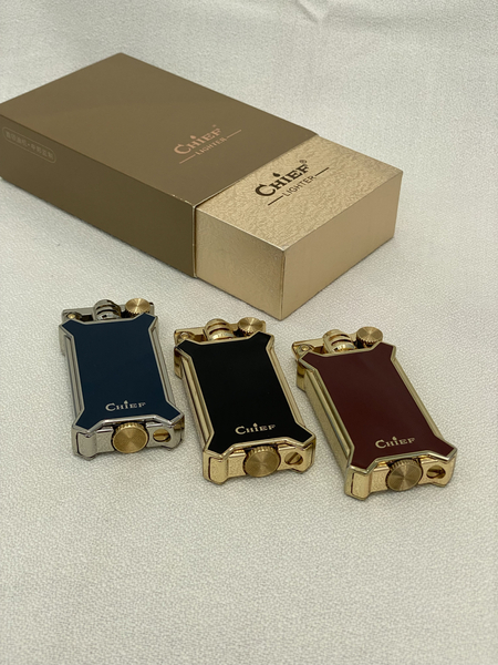 Оригинальная зажигалка бензиновая Chief. Подарочная зажигалка