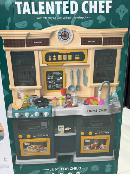 Кухня детский игровой набор 85 предметов 83х66х24см  Качество хороше