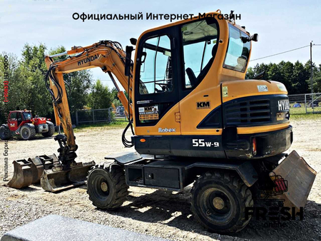 Колесный экскаватор Hyundai ROBEX 55 W - 9