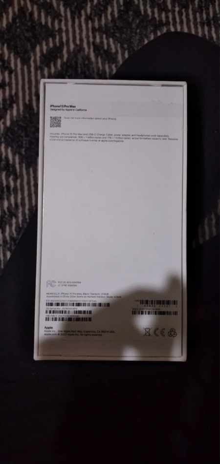 iphone 15 pro max 256 gb