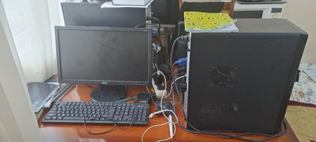 2 komplekt manablok ddr3 2 ta manitor 19 tali 2 ta naushnik mishka