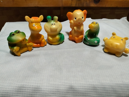 Резиновые игрушки-пищалки, СССР