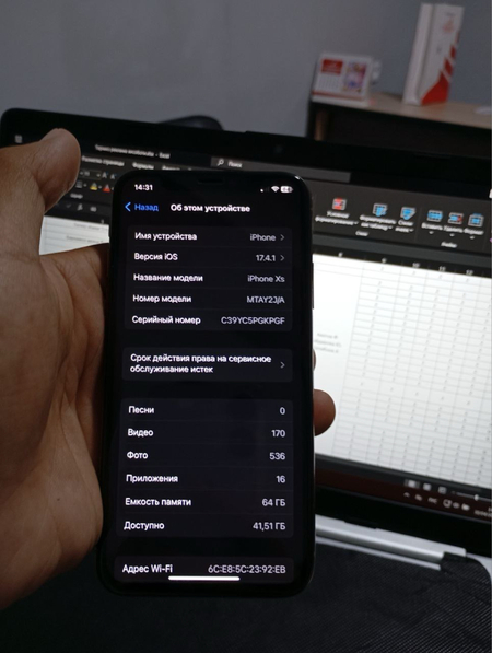 iphone x s  64 gb