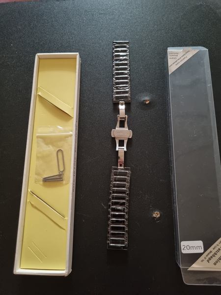 Керамический ремешок 20 мм для Amazfit, Samsung,  Huawei.