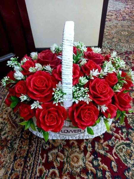 Tugʻilgan kunlar va bayramlar uchun sovundan gullar