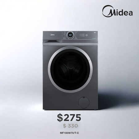 Стиральная машинка Midea MF100W70/T-C 7кг!  Скидка!!!
