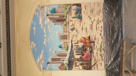 Художник Maestro art group Роспись. Барельеф.
