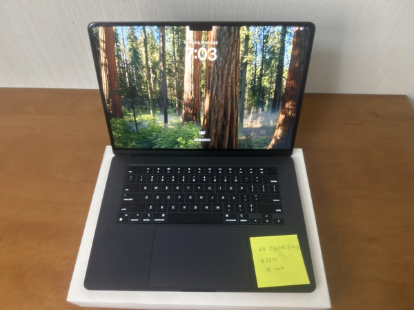 Apple Macbook Air 15inch M2 Midnight