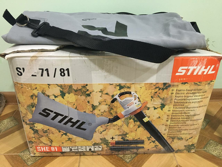 STIHL SHE 81 пилесос сотилади состояниси янги ишлатилмаган