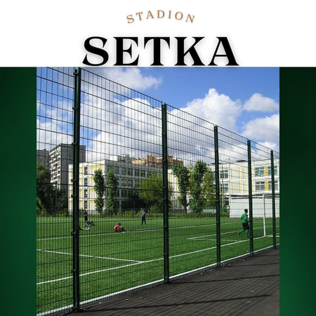 Qushlar uchun qush setka va stadonlarga Yevrozabor evro setkalar 3D