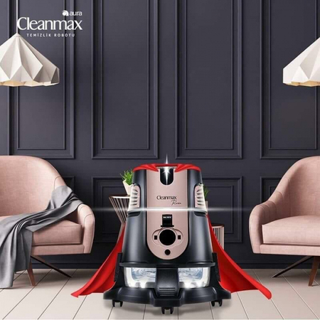 Многофункциональный пылесос Aura clemax rose Roboclean для азий