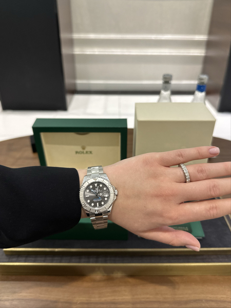 NEW Rolex Yacht-Master 37mm Steel and Platinum 268622