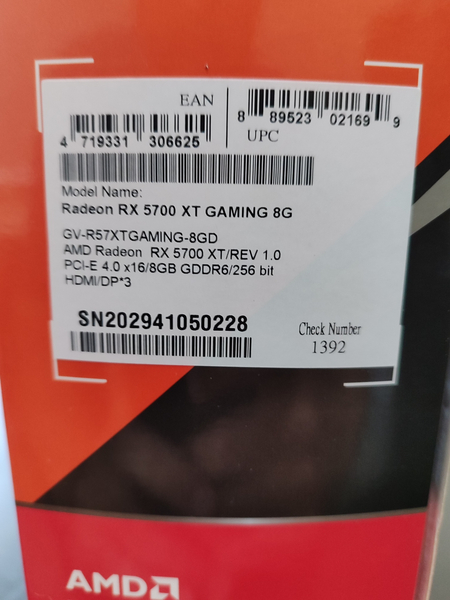 Gigabyte Radeon™ RX 5700 XT GAMING OC 8G аналог RTX 3060