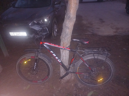 Velosiped, yangi 4oy minilgan