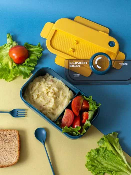 Lunch Box с ложкой и вилкой для школьников – ПОДАРКА ДОСТАВКА В 1 ДЕНЬ