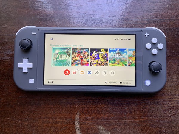 Nintendo Switch lite чипованный с играми