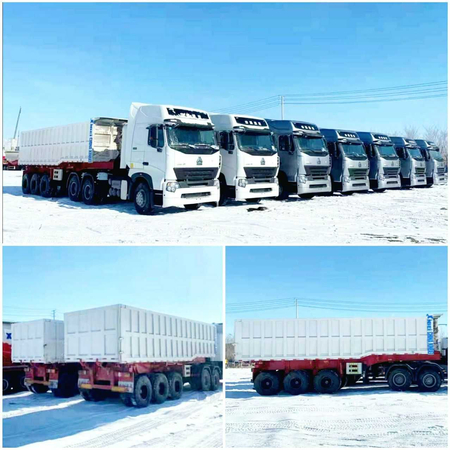 HOWO A7 CNG тягач+ Полуприцеп-самосвала 60 тн. Доставка 15 дней.