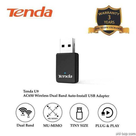 Tenda U9  WiFi адаптер AC650  (NT8374)