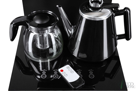 Кулер с чайным столиком Тиабар Ecotronic TB10-LNR black  Оптом цена