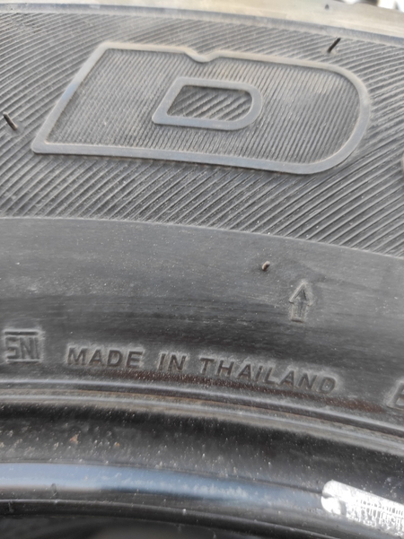 Treblezr baloni 265/60/18 bridgston made in Thailand kam yurgan aybi y
