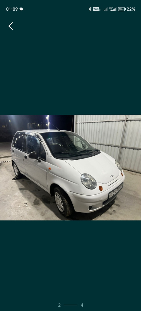Matiz sotiladi metan qoyilgan
