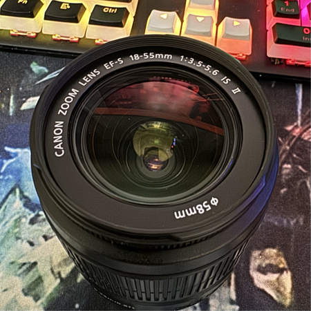 Продается комплектный объектив canon 18-55
