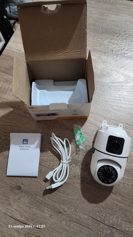 Wifi ptz camera dual lens