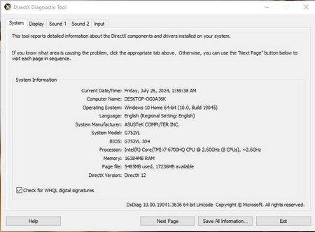 Asus ROG G752vl  Kuchli grafik o`yin va dasturlar uchun zo`r tanlov