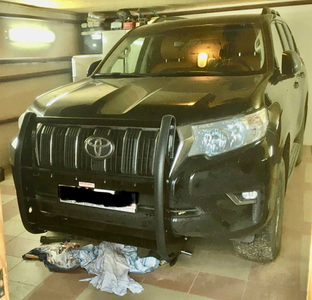Кенгурятник на Toyota Land Cruiser Prado 150 120