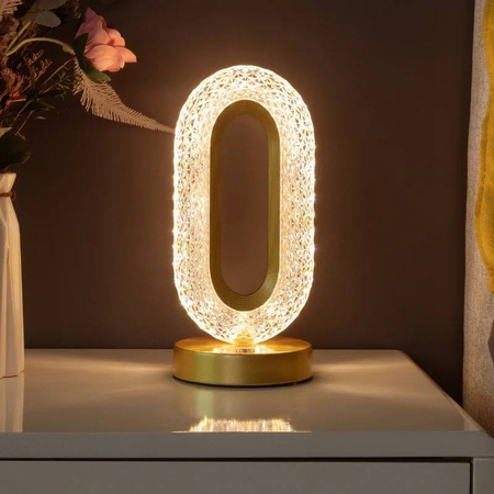 Декоративный LED светильник ночник Crystal light