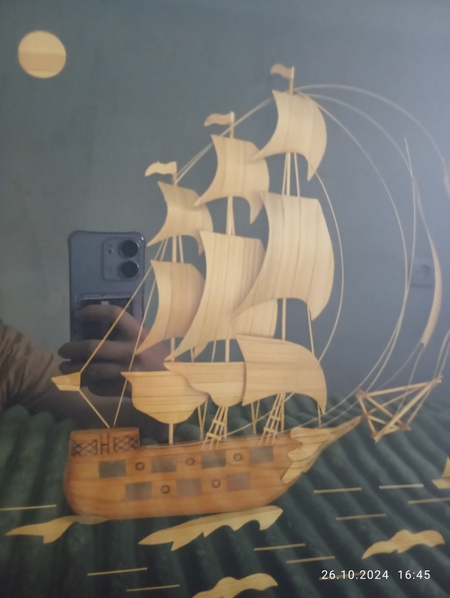 Красивая 3D картина Корабля