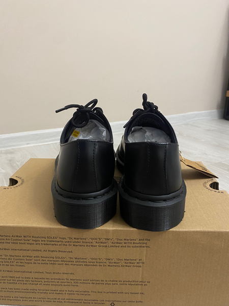Ботинки мужские Dr. Martens 1461 mono НОВЫЕ, ОРИГИНАЛ