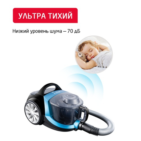 Пылесос ARNICA Tesla Plus ET14330 синий Зверь мощный пылесос