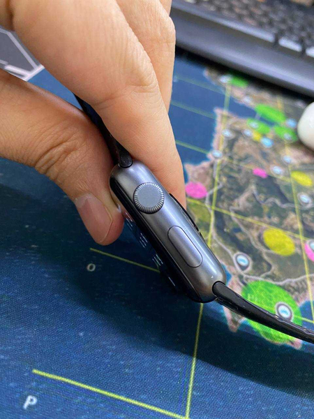 Apple watch series 2 42mm кора, идеал коробка + кожаный ремешок