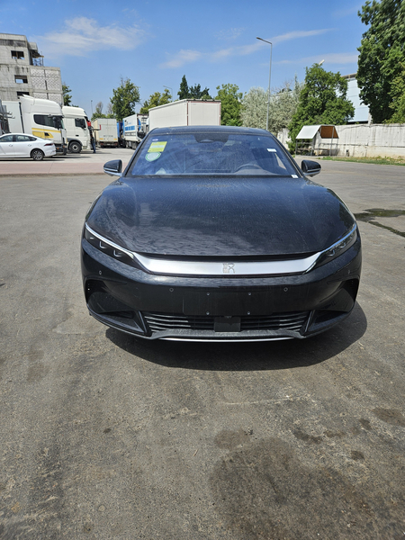 BYD HAN 506км 2024 қора, салон жигарранг